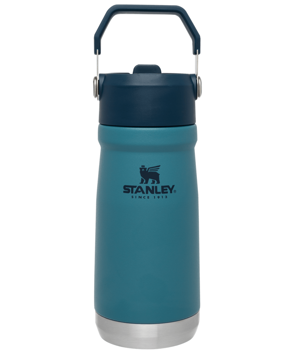 BOTELLA TÉRMICA STANLEY FLIP STRAW AZUL LAGOON | 502 ML - Terra Outdoor