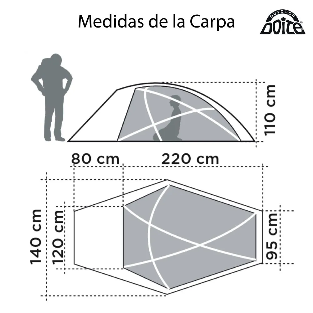 CARPA TÉCNICA DOITE NEW HIMALAYA 2 - Terra Outdoor