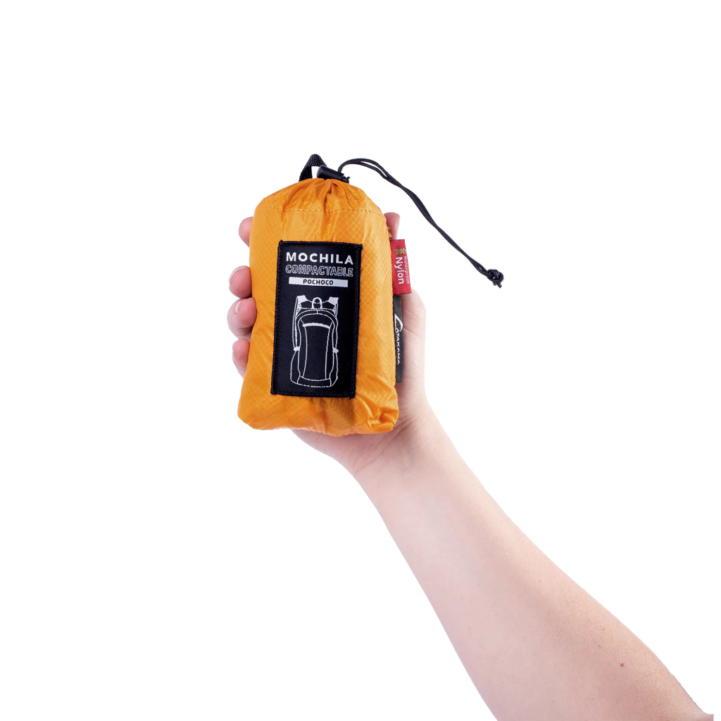 MOCHILA COMPACTABLE POCHOCO 16 LTS NARANJO - Terra Outdoor