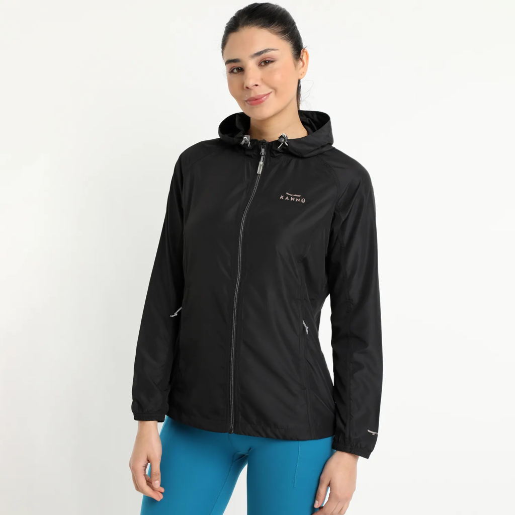 CORTAVIENTO ACTIVE WIND MUJER NEGRO - Terra Outdoor
